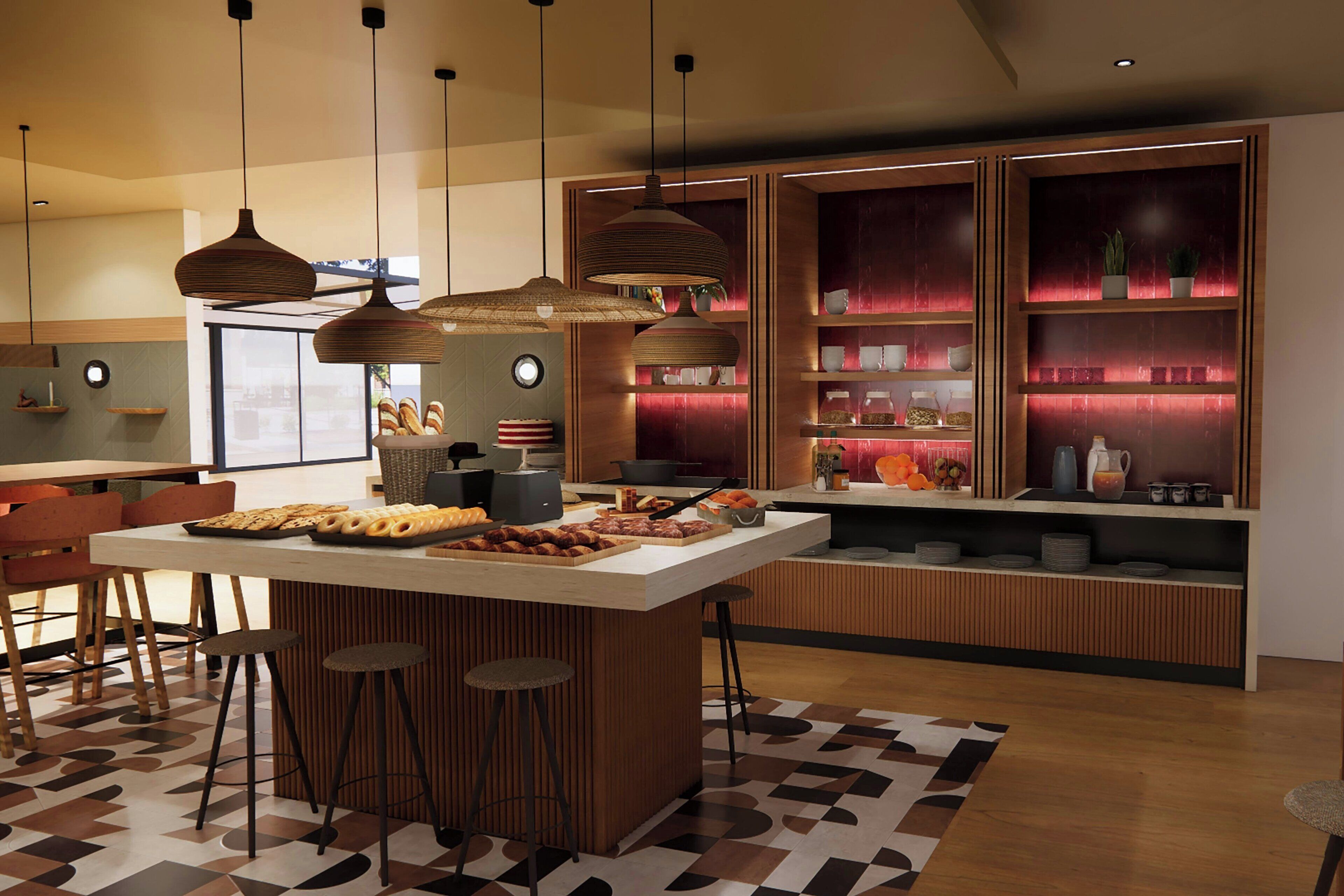 Café da manhã com buffet todos os dias (EUR 12.9 por pessoa) 