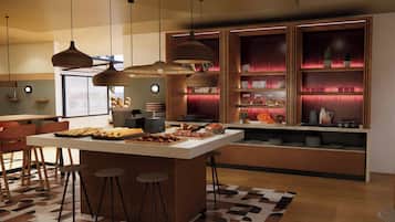 Café da manhã com buffet todos os dias (EUR 12.9 por pessoa)