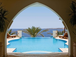Villa de Luxo, várias camas, vista para o mar | Vista do quarto