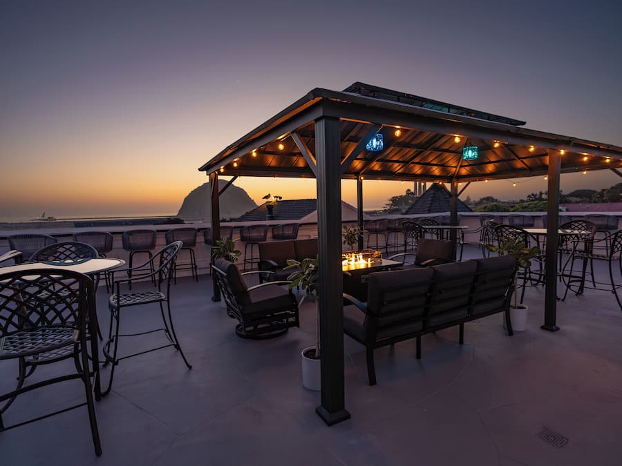 Terraço no piso superior