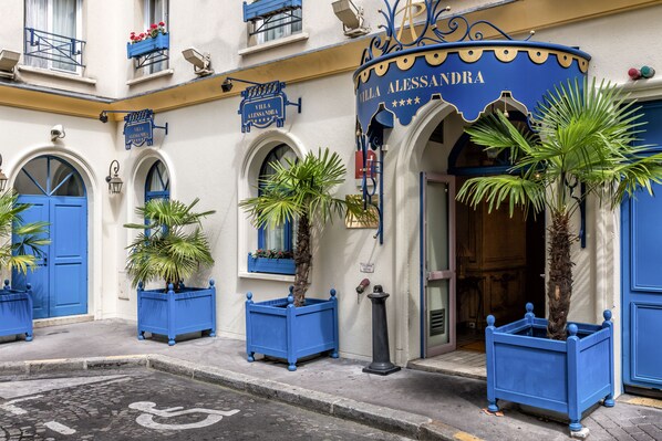 Entrada do alojamento