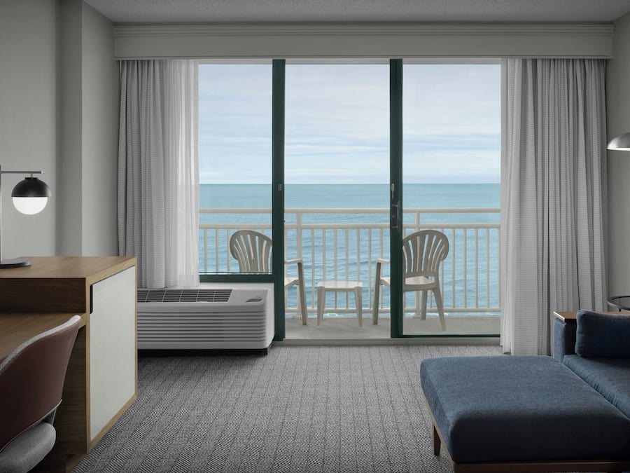 Vista para a praia ou o mar