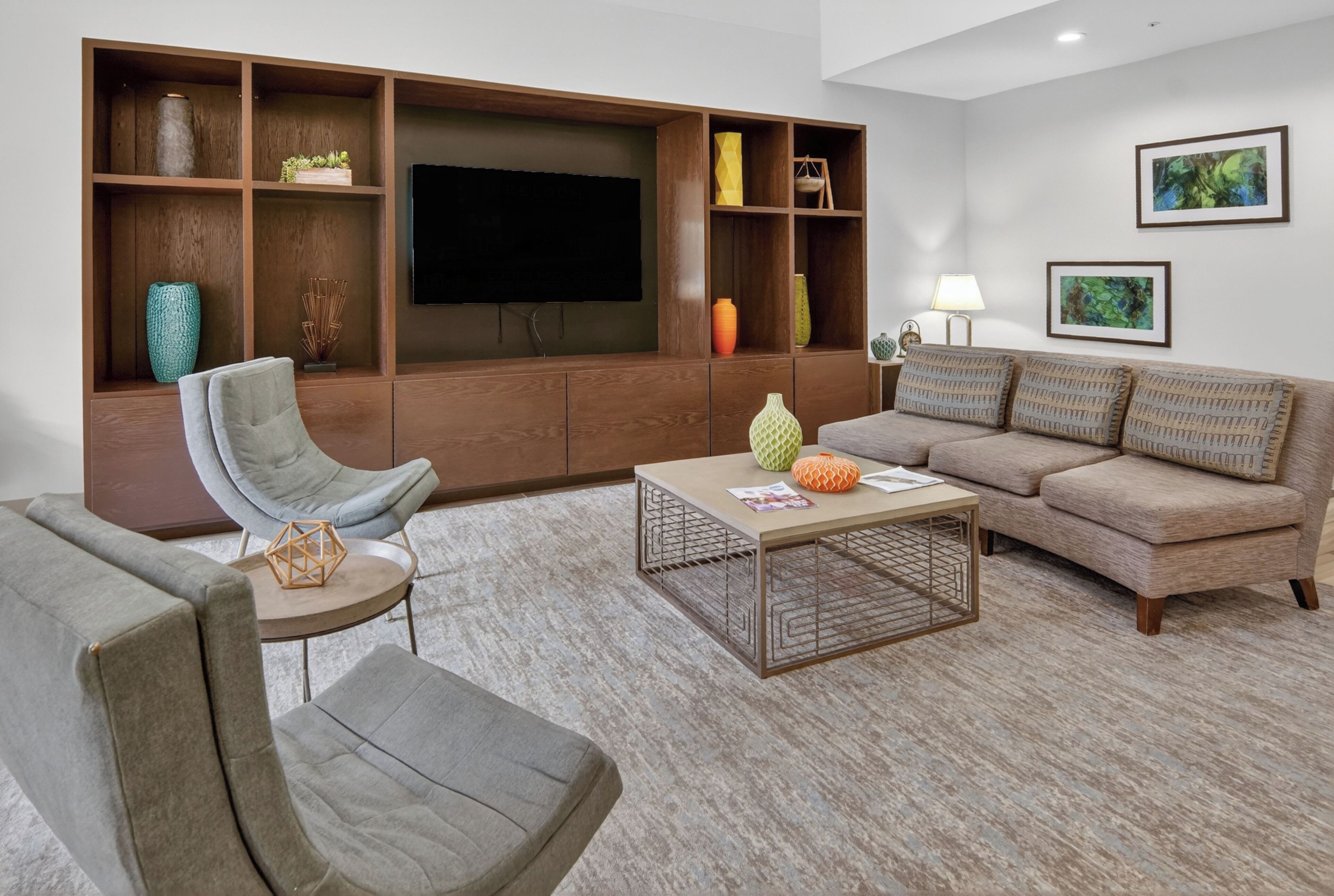 Sala de estar do lobby