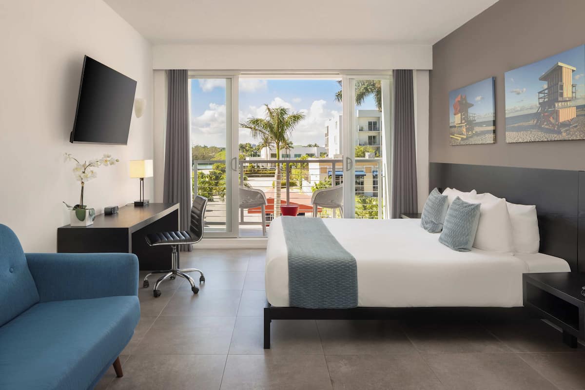 Quarto, 1 cama King, para não fumantes, vista para a cidade (Balcony) | Vista do quarto
