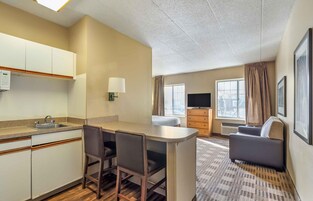 Estúdio Deluxe, 1 cama king-size e sofá-cama, não fumadores | Cozinha privada | Um frigorífico, um micro-ondas, uma placa de cozinha 