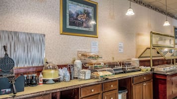 Café da manhã com buffet grátis