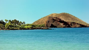 Na praia