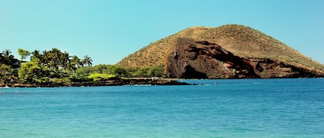Na praia