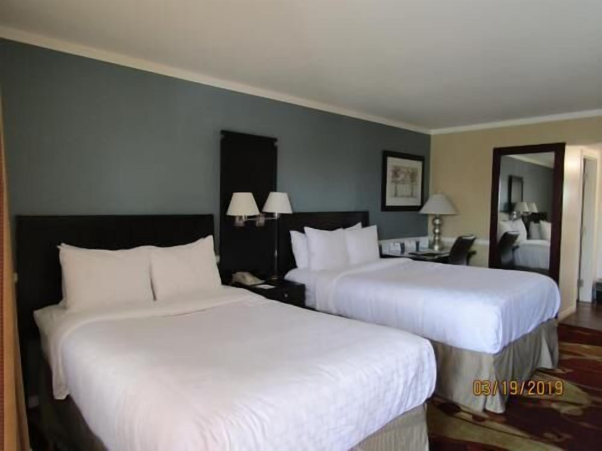 Roupas de cama premium, escrivaninha, cortinas blackout
