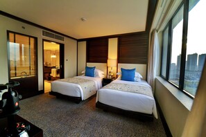 1 quarto, roupa de alta qualidade, edredões de penas, minibar 