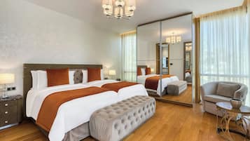 Vila, 3 quartos, vista para o jardim (Balcony) | Roupas de cama premium, frigobar, cofres nos quartos, escrivaninha