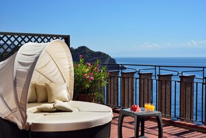 Suíte, 1 cama King | Vista para praia/oceano