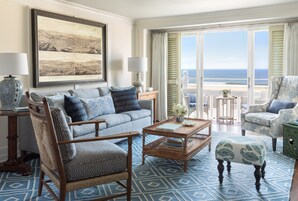 Suite, vista para o oceano | Roupa de alta qualidade, camas de colchão pillowtop, minibar 
