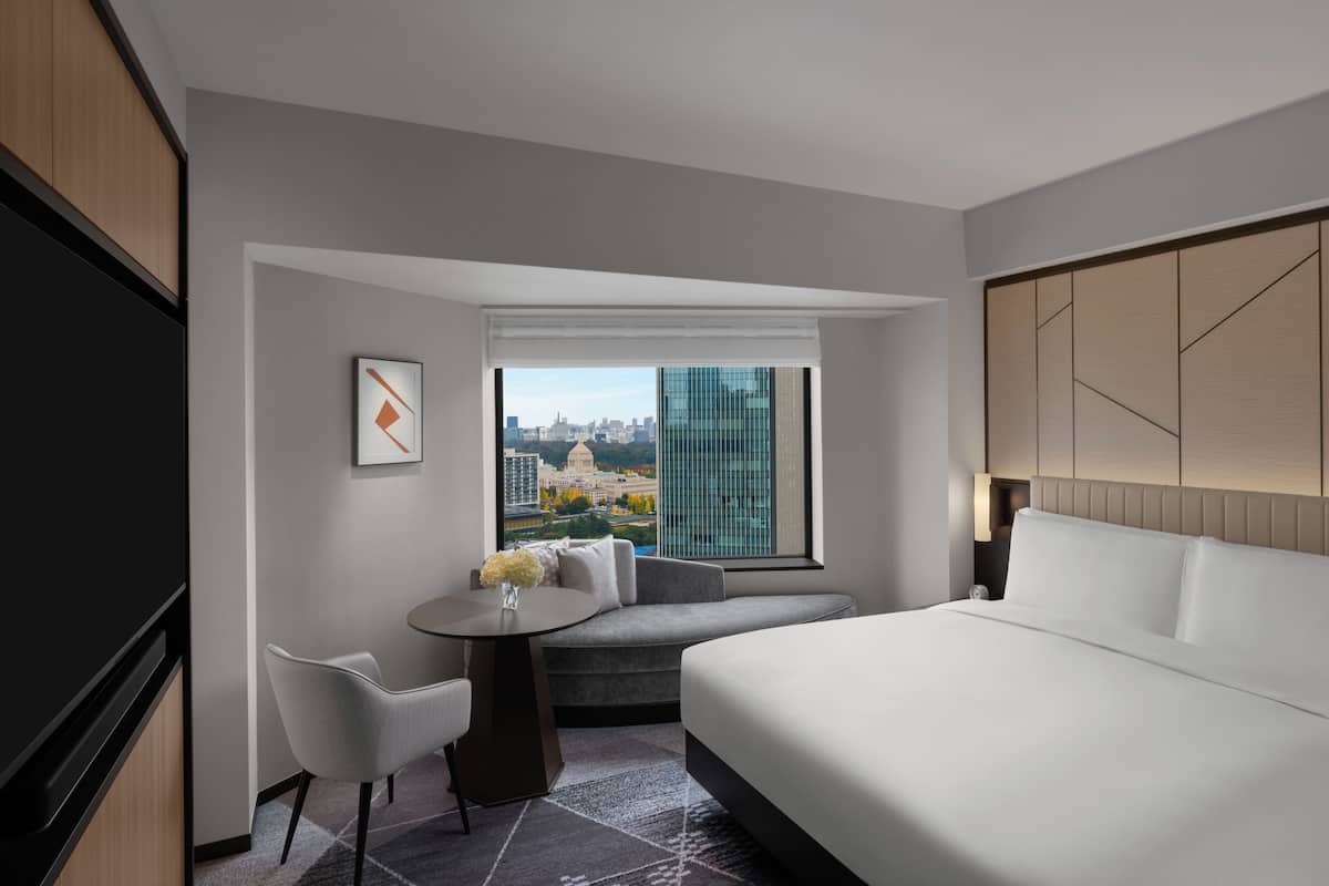 1 quarto, minibar, cofre no quarto, ferro/tábua de engomar 