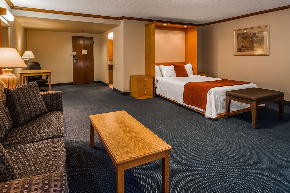 Quarto Standard, 1 cama queen-size, não fumadores, frigorífico (Twin bed on request) | Secretária adequada para computadores portáteis