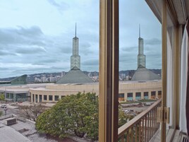 Vista para a cidade desde o alojamento