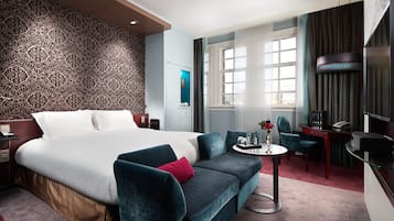 Quarto superluxo, 1 cama King | 1 quarto, roupas de cama de algodão egípcio, roupas de cama premium