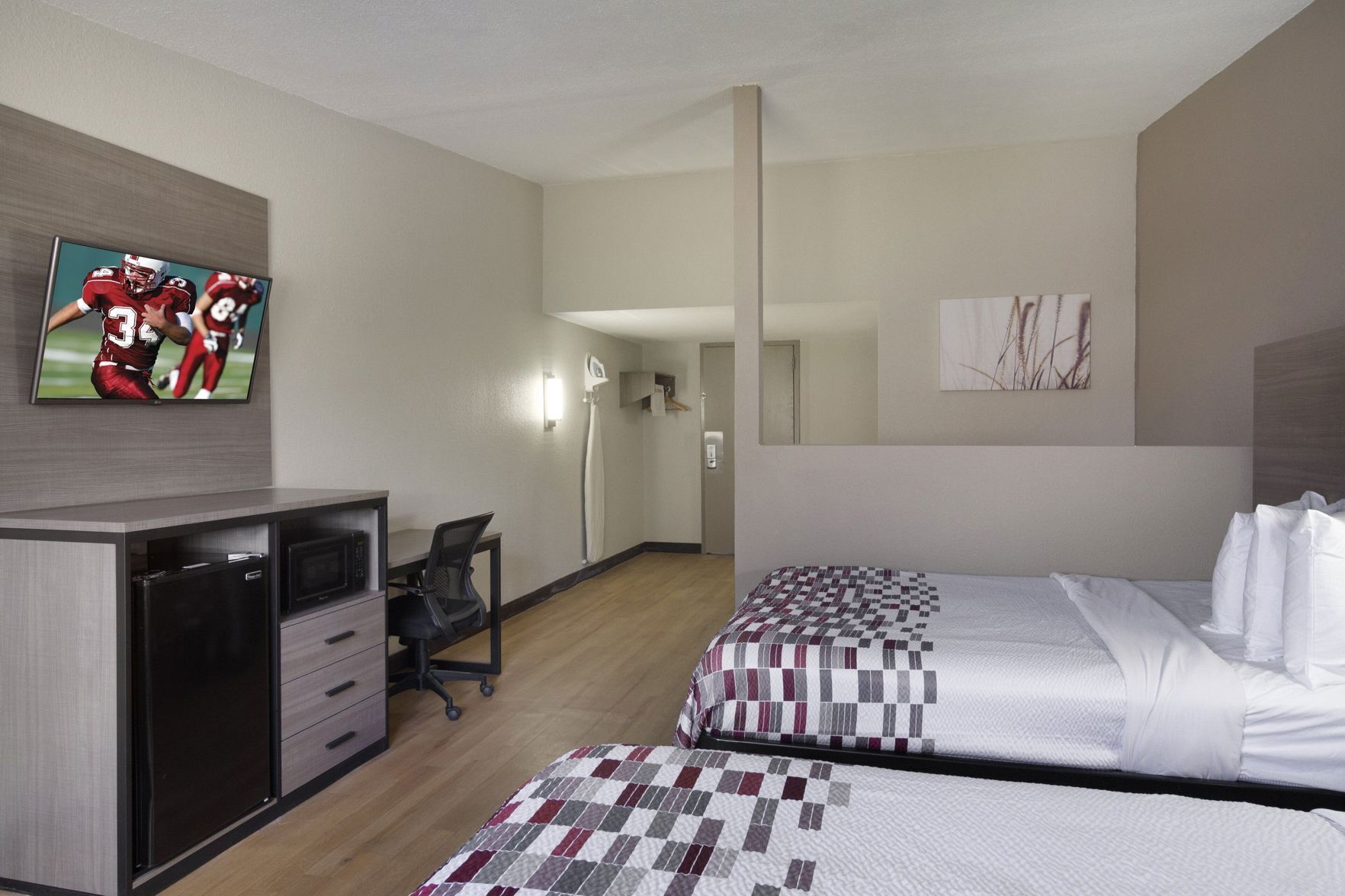 Berços grátis, Wi-Fi de cortesia, roupa de cama
