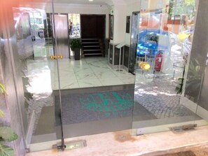 Entrada do alojamento