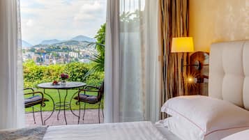 Suite, vista para o jardim | Vista do quarto