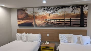 Wi-Fi de cortesia, roupa de cama, despertadores