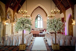 Espaço interior para casamentos