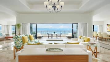 Suíte presidencial, 1 quarto, para não fumantes, terraço (Oceanfront) | 1 quarto, frigobar, cofres nos quartos, escrivaninha