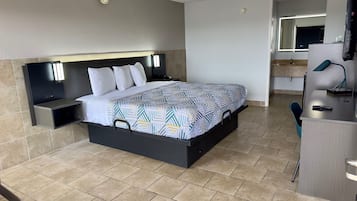 Camas com colchões de espuma com sistema de memória, escrivaninha