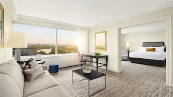 Fairmont Gold, Suíte, 1 cama King, para não fumantes | 1 quarto, roupas de cama de algodão egípcio, roupas de cama premium