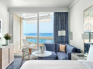 Quarto Signature, 2 camas queen-size, vista para o mar | Roupa de alta qualidade, minibar, cofre no quarto 