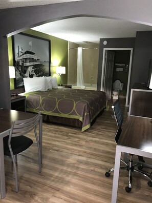 Quarto Standard, 1 cama king-size | Banheira de hidromassagem