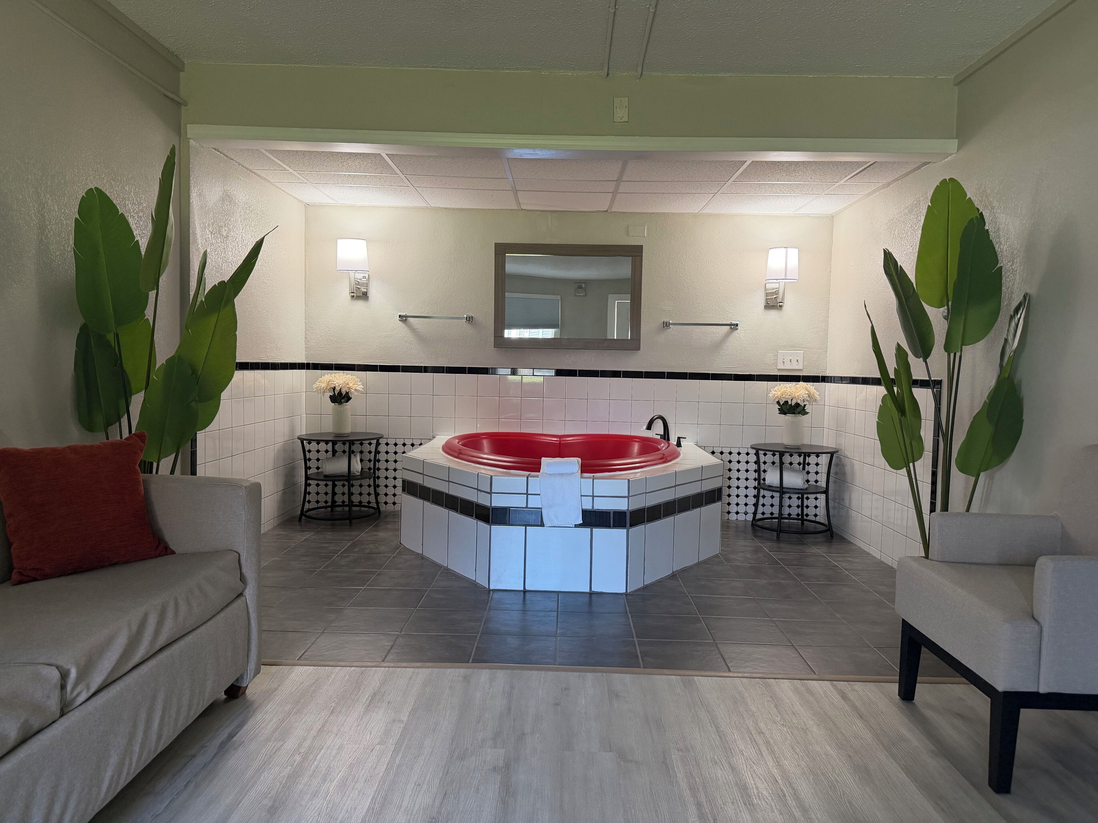 Suíte superluxo, 1 cama King e sofá-cama | Banheira de hidromassagem particular