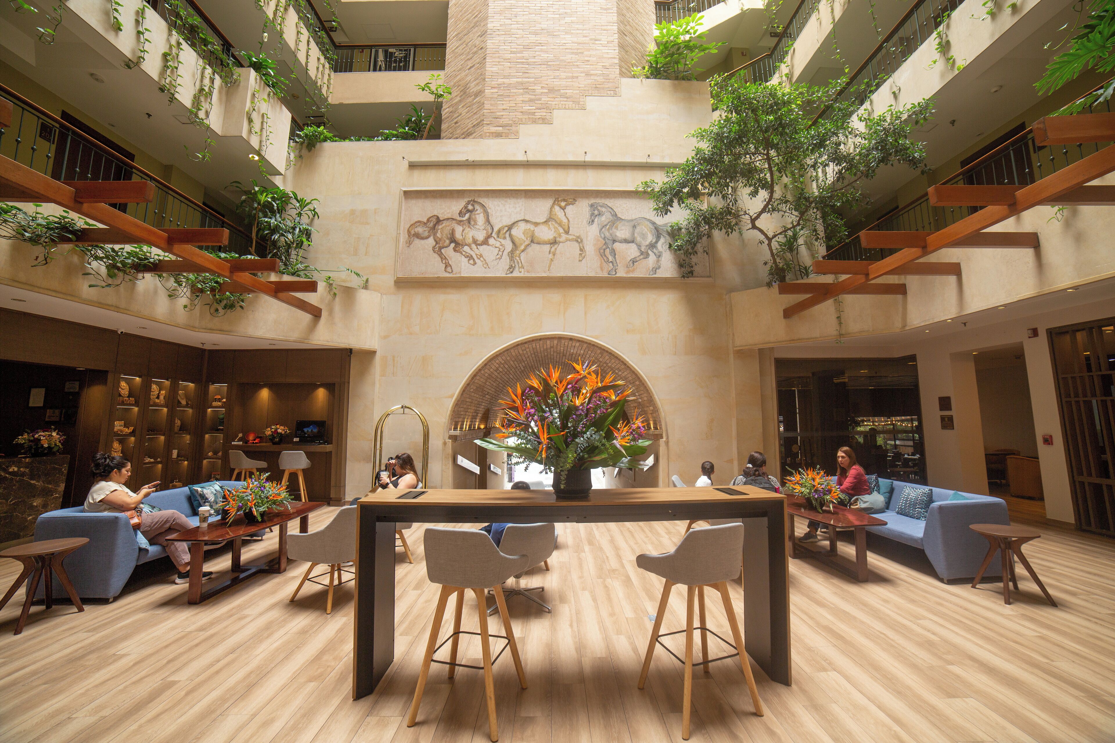 Sala de estar do lobby