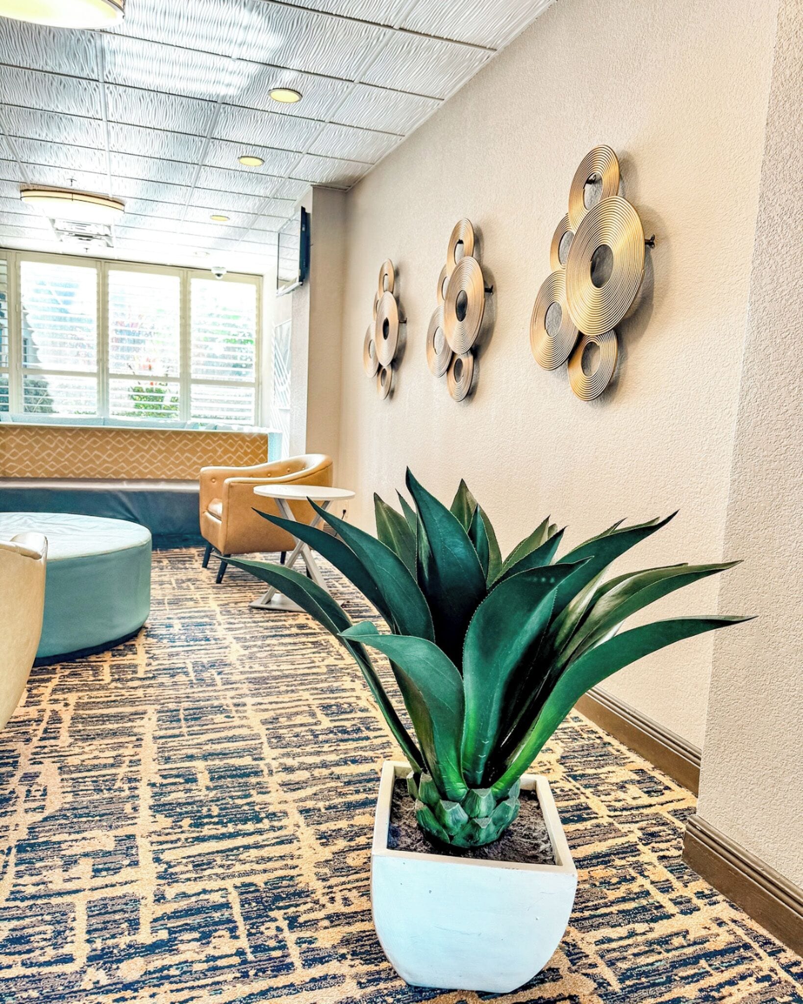 Sala de estar do lobby