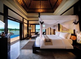 Villa, 1 quarto, piscina privativa, vista para o oceano (Infinity Pool Villa) | Minibar, cofre no quarto, cortinas/cortinados opacos 