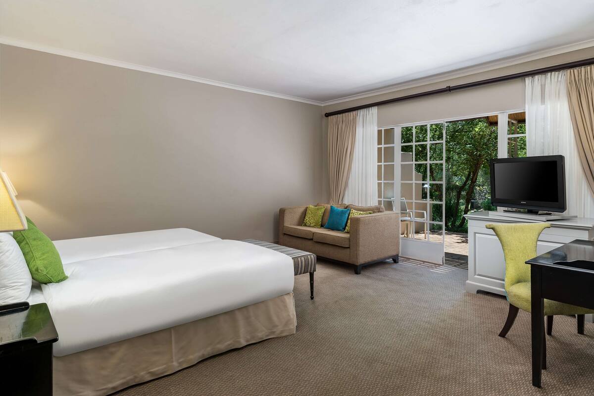 Quarto superior | 1 quarto, frigobar, cofres nos quartos, escrivaninha