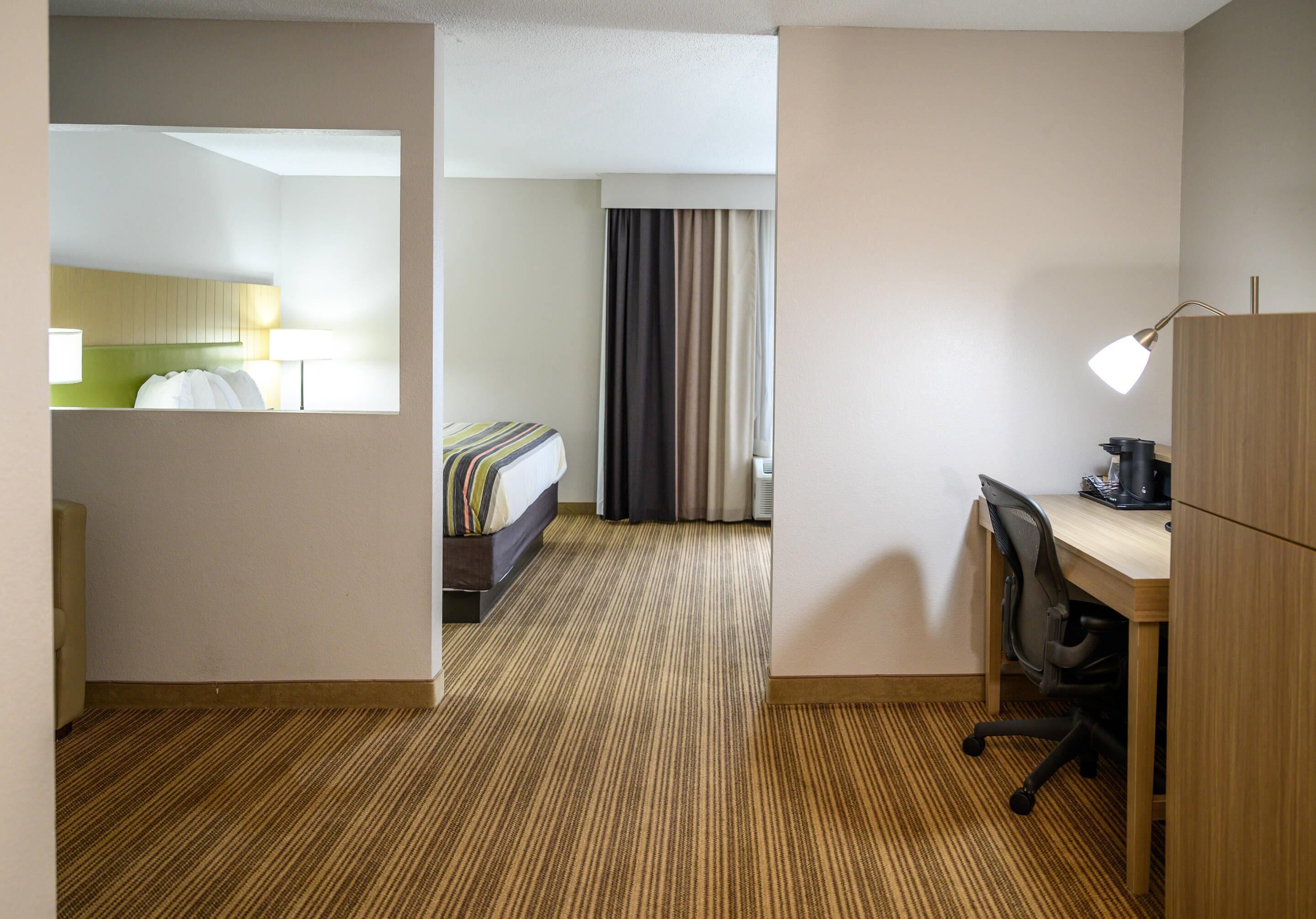 Suíte estúdio, 1 cama King e sofá-cama, para não fumantes | Roupas de cama premium, individualmente decorados