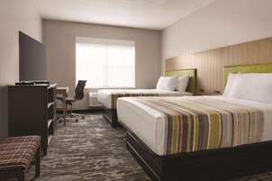 Quarto, 2 camas Queen, para não fumantes | 1 quarto, roupas de cama premium, escrivaninha