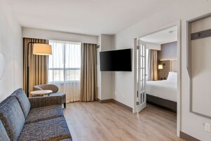 Quarto casal família, 1 cama King e sofá-cama | Roupas de cama de algodão egípcio, roupas de cama premium
