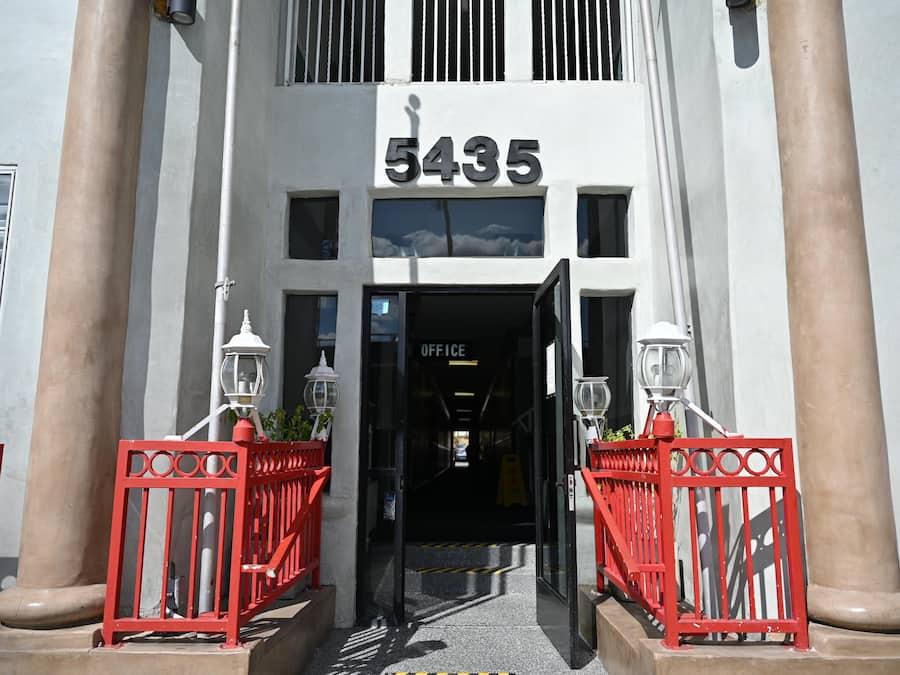 Fachada da propriedade