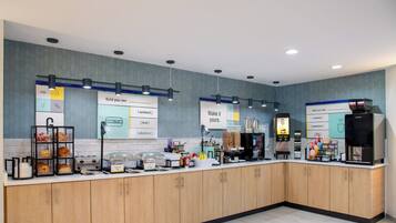 Café da manhã com buffet grátis