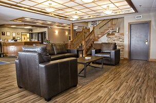 Área de estar no saguão