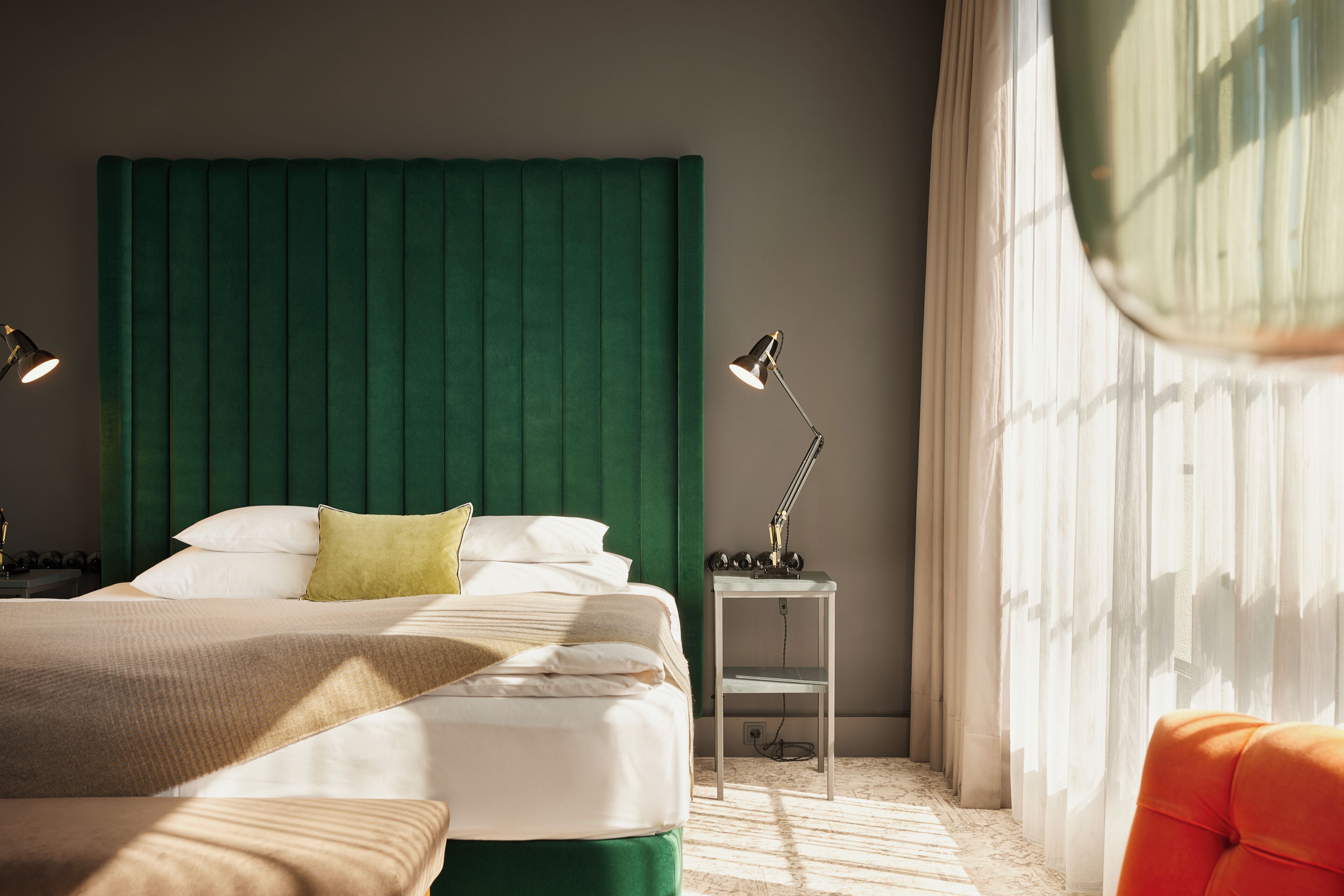 Quarto Duplo Superior | Roupa de alta qualidade, minibar, cofre no quarto 