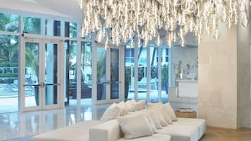 Sala de estar do lobby