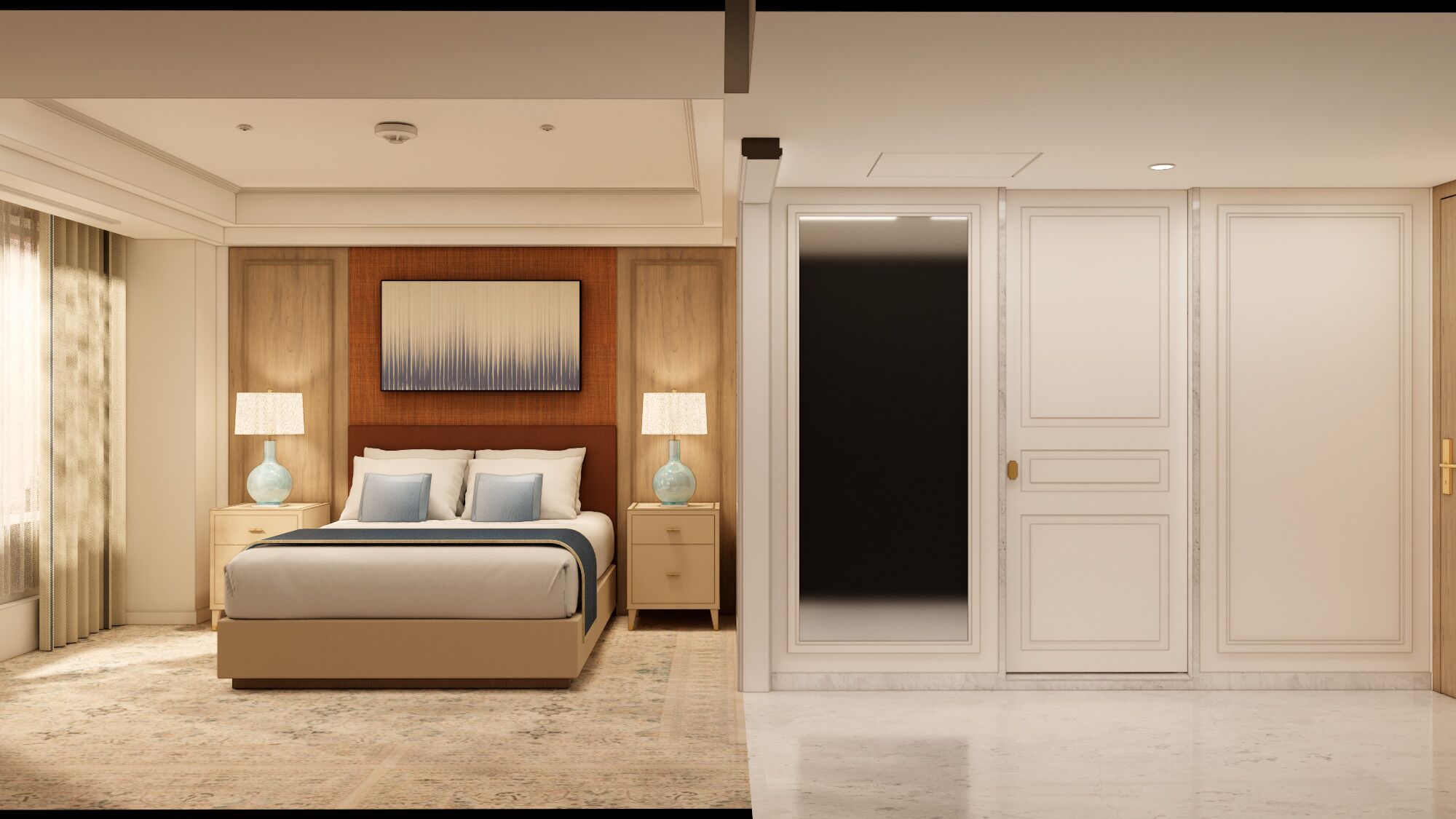 Quarto Nobre, 1 cama de casal, na torre (Main Tower Superior) | Lençóis de algodão egípcio, roupa de alta qualidade, edredões de penas 
