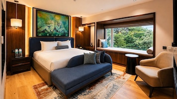 Suite, 1 cama king-size, não fumadores | Roupa de alta qualidade, camas de colchão viscoelástico, minibar 