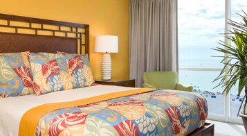 Apartamento Standard em Condomínio Fechado, 3 quartos, vista para o oceano | Vista do quarto