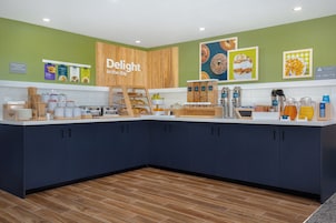 Café da manhã continental grátis todos os dias