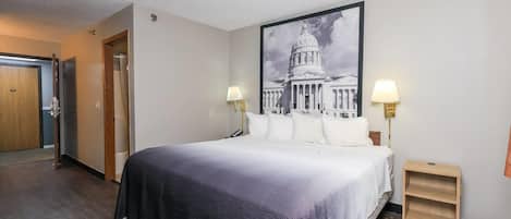 Ferro/tábua de engomar, Wi-fi grátis, roupa de cama fornecida