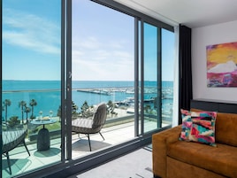 Suíte, 1 cama King | Vista para praia/oceano